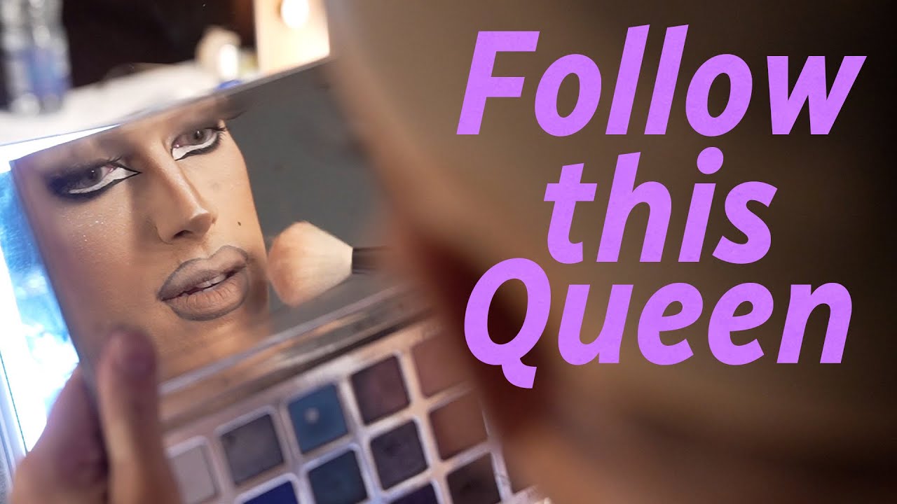 This queen showed us how to prep for a drag show with Sasha Velour ...
