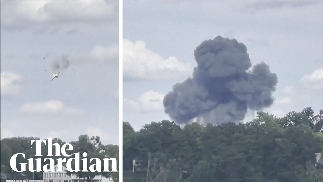 Soviet-era fighter jet crashes at Michigan airshow as crew members ...