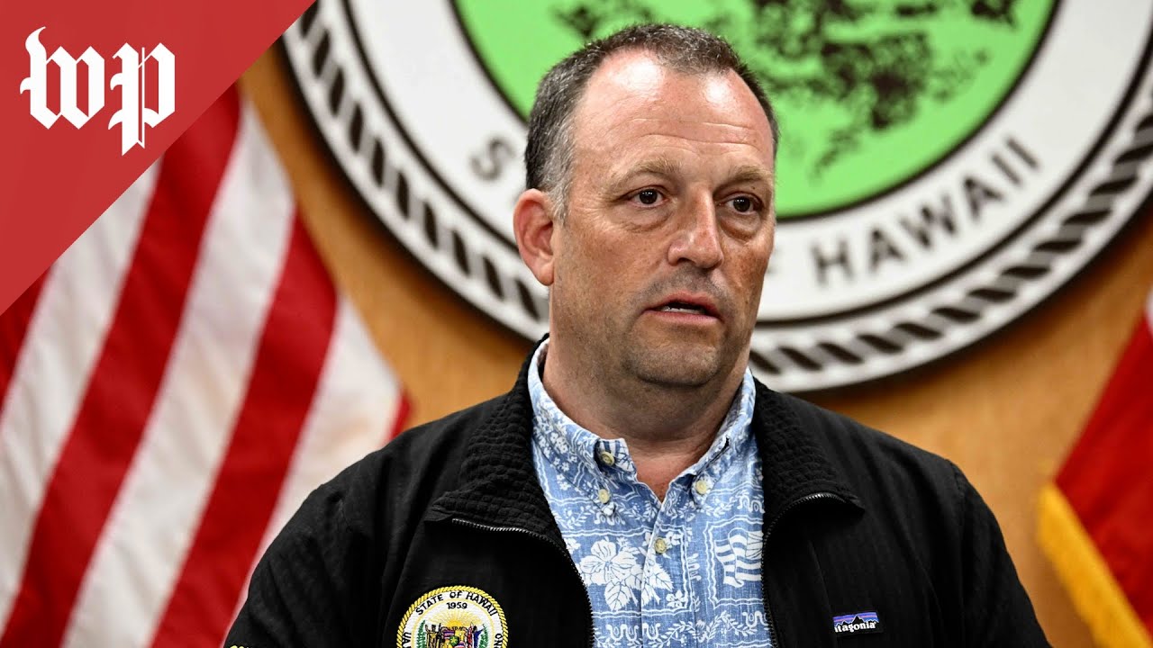 WATCH: Hawaii governor holds news conference on wildfire damage - The ...