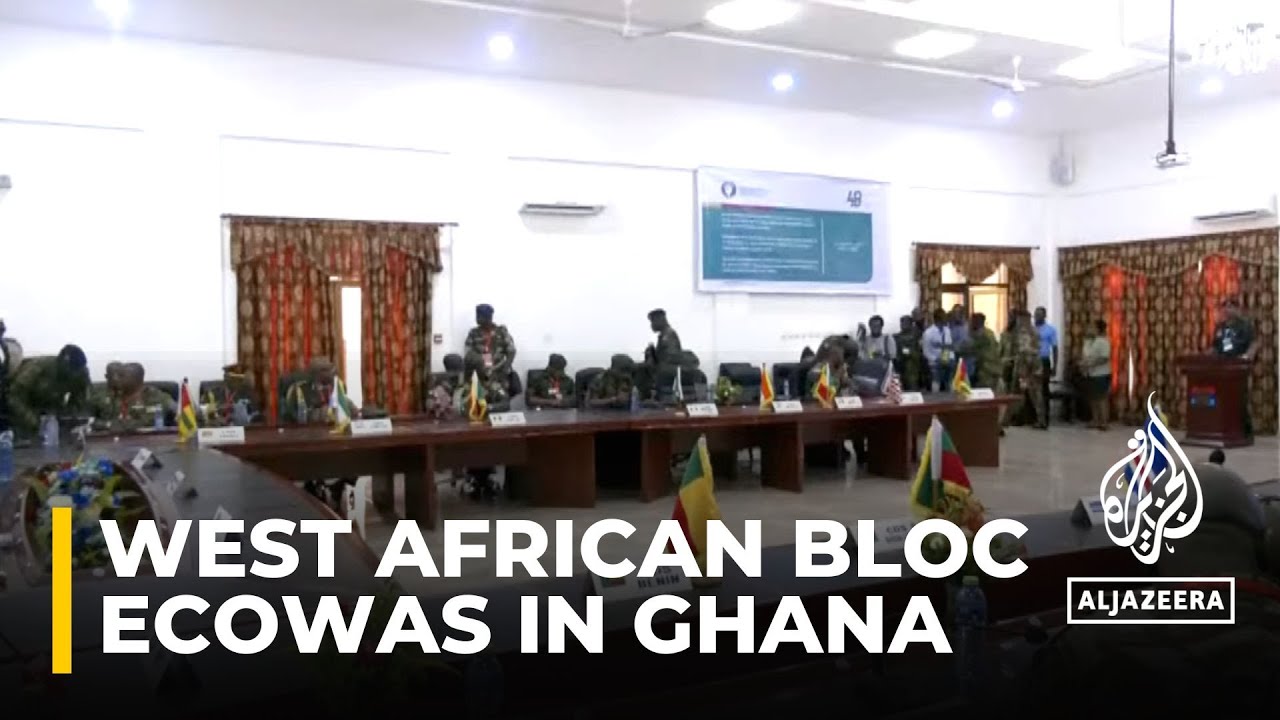 ECOWAS defense chiefs in Ghana discussing potential military ...