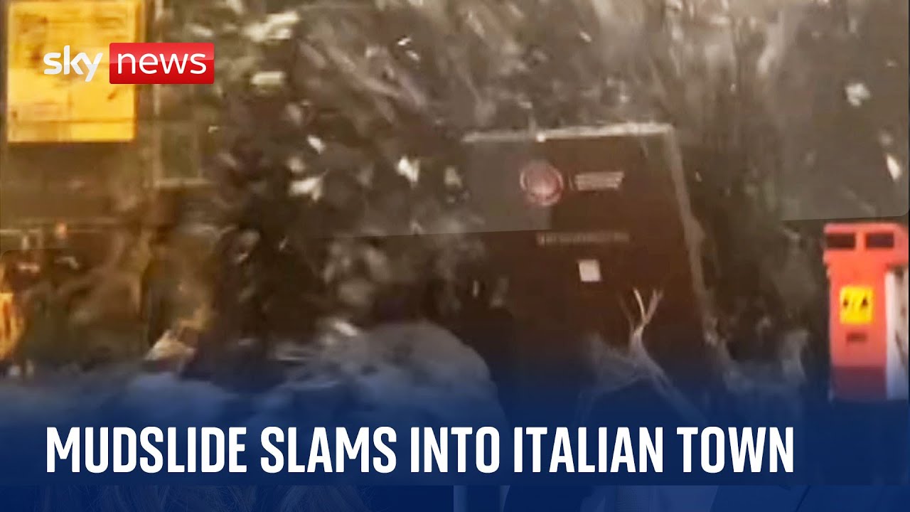 Italy: Mudslide sends people running for their lives - The Global Herald