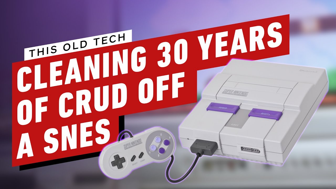 Everything You Need To Clean Your Super NES | This Old Tech - The ...