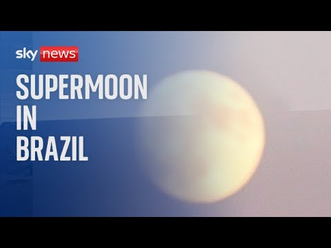 Supermoon in Brazil - The Global Herald