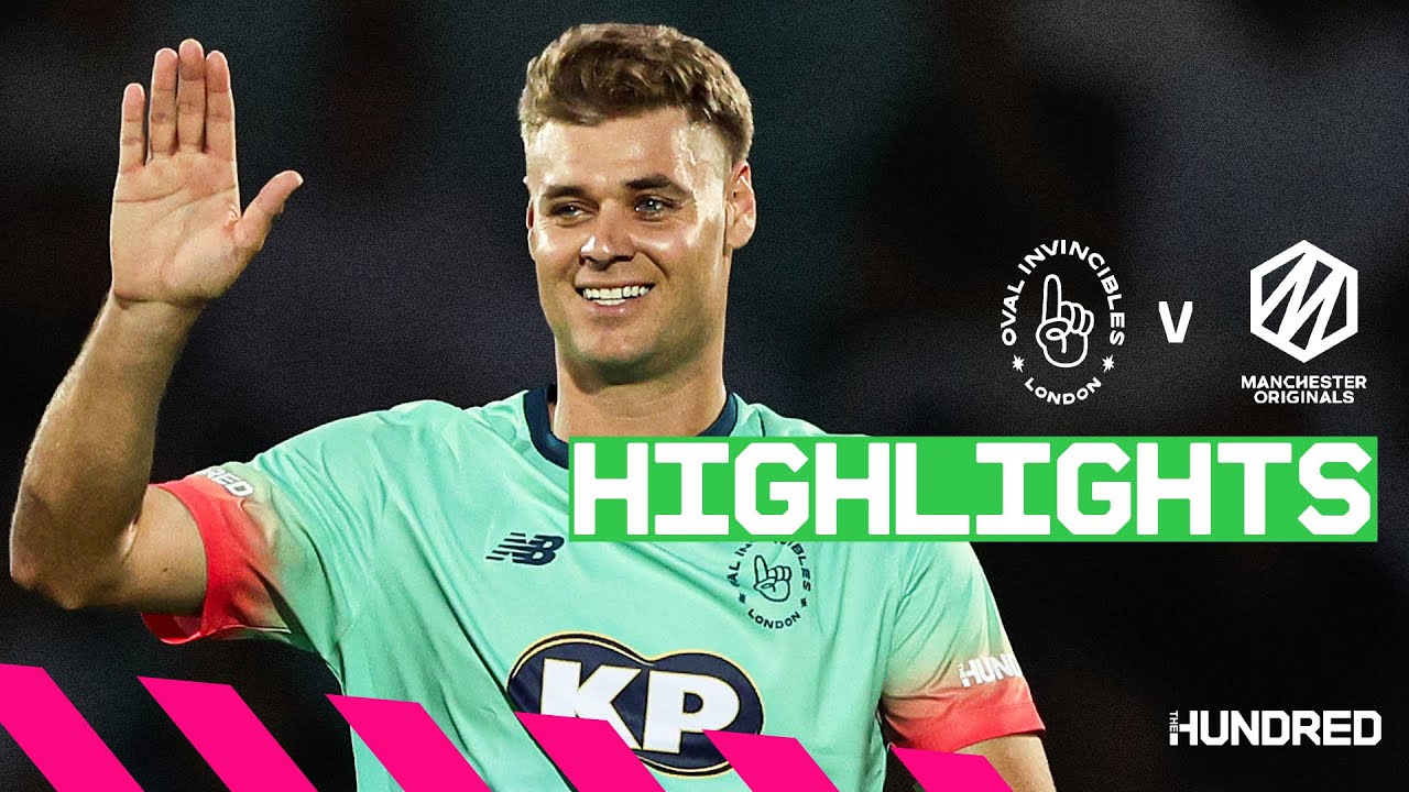 Johnson's Incredible Debut | Highlights - Oval Invincibles v Manchester ...