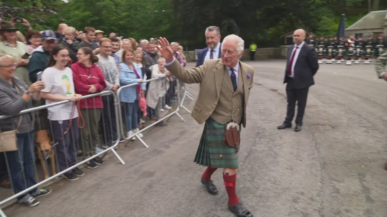 King Charles receives official welcome on Balmoral arrival - The Global ...