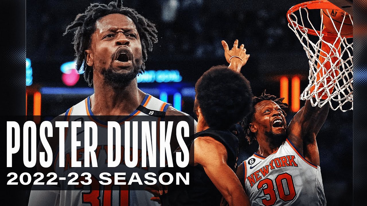 Julius Randle's Most FEROCIOUS Poster Dunks of the 2022-23 NBA Season ...