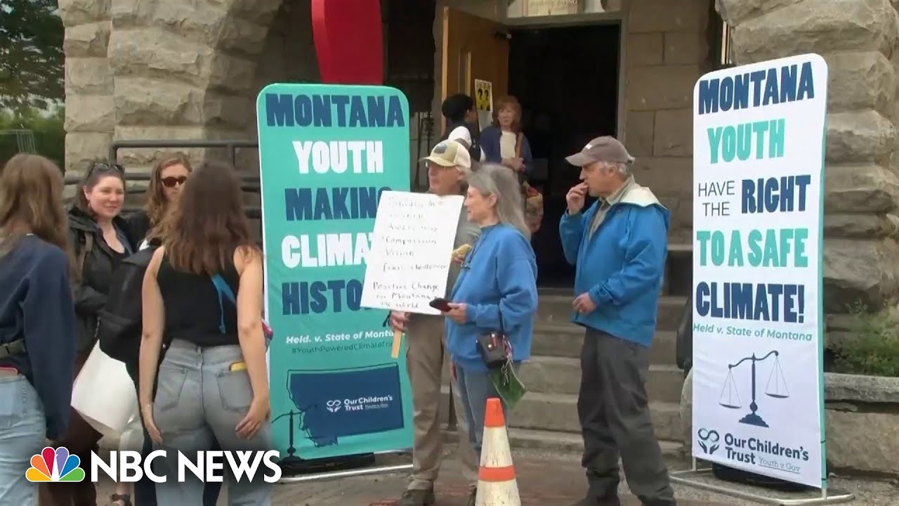 Montana judge rules in favor of 16 young people in climate change case ...