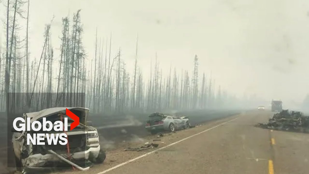 Evacuation order in place as Northwest Territories fires rage: “Driving ...