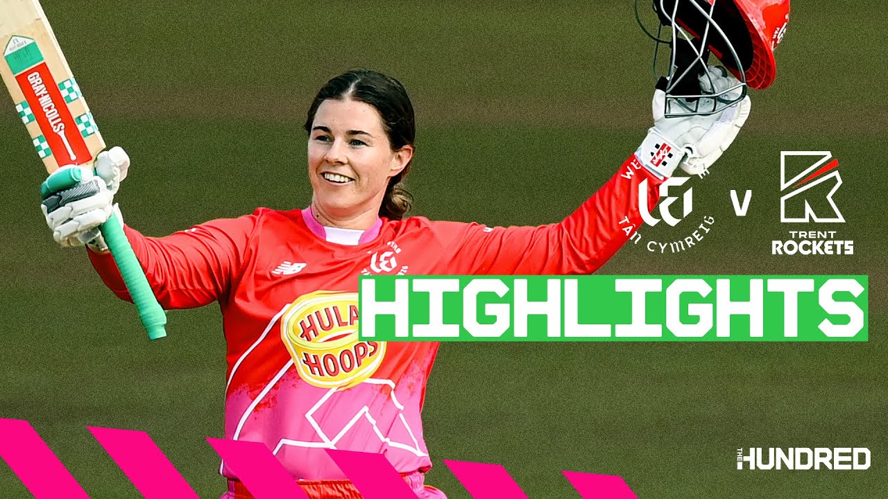 Beaumont Blitzes Record Century! | Highlights - Welsh Fire v Trent Rockets | The Hundred 2023 ...