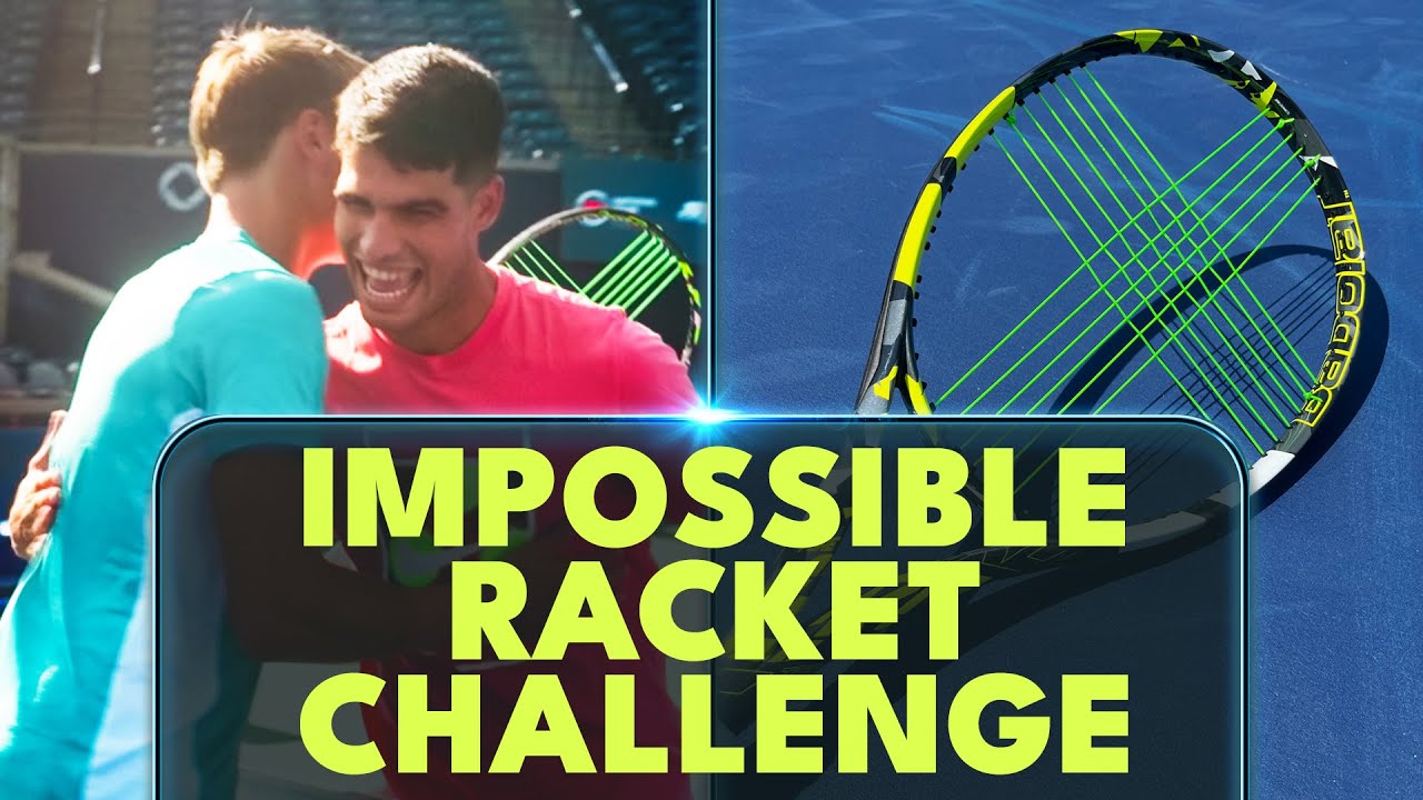 Tennis Stars Carlos Alcaraz & Holger Rune Play With 'Impossible ...