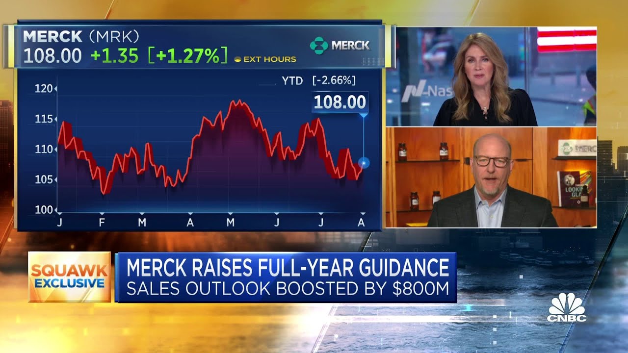 Merck CEO Rob Davis on Q2 results: We continue to see phenomenal growth ...