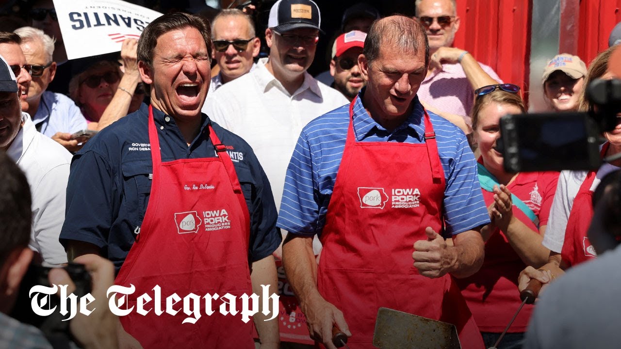 Florida Governor Ron DeSantis heckled in Iowa by Maga supporters - The ...