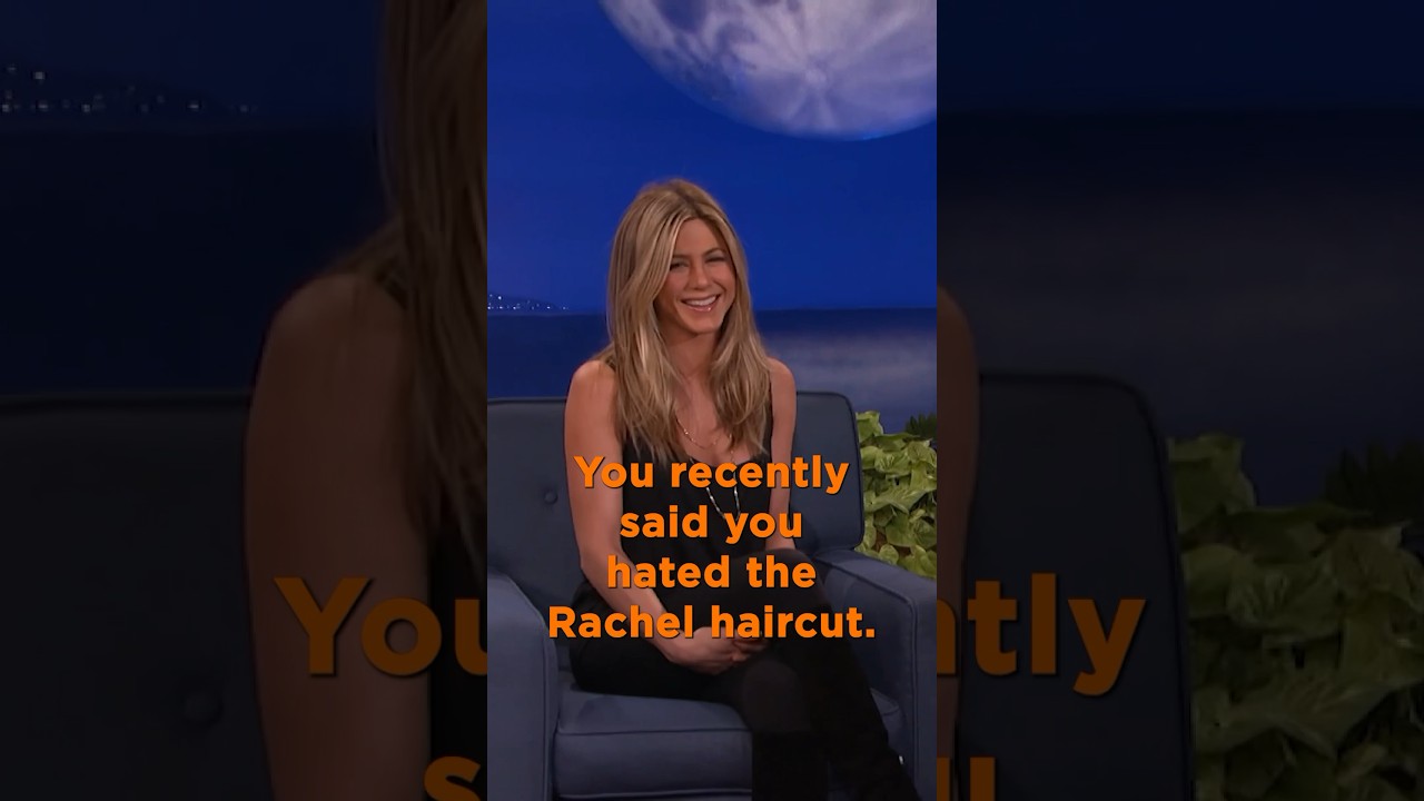 Jennifer Aniston felt about “The Rachel” haircut. #conan - The Global ...