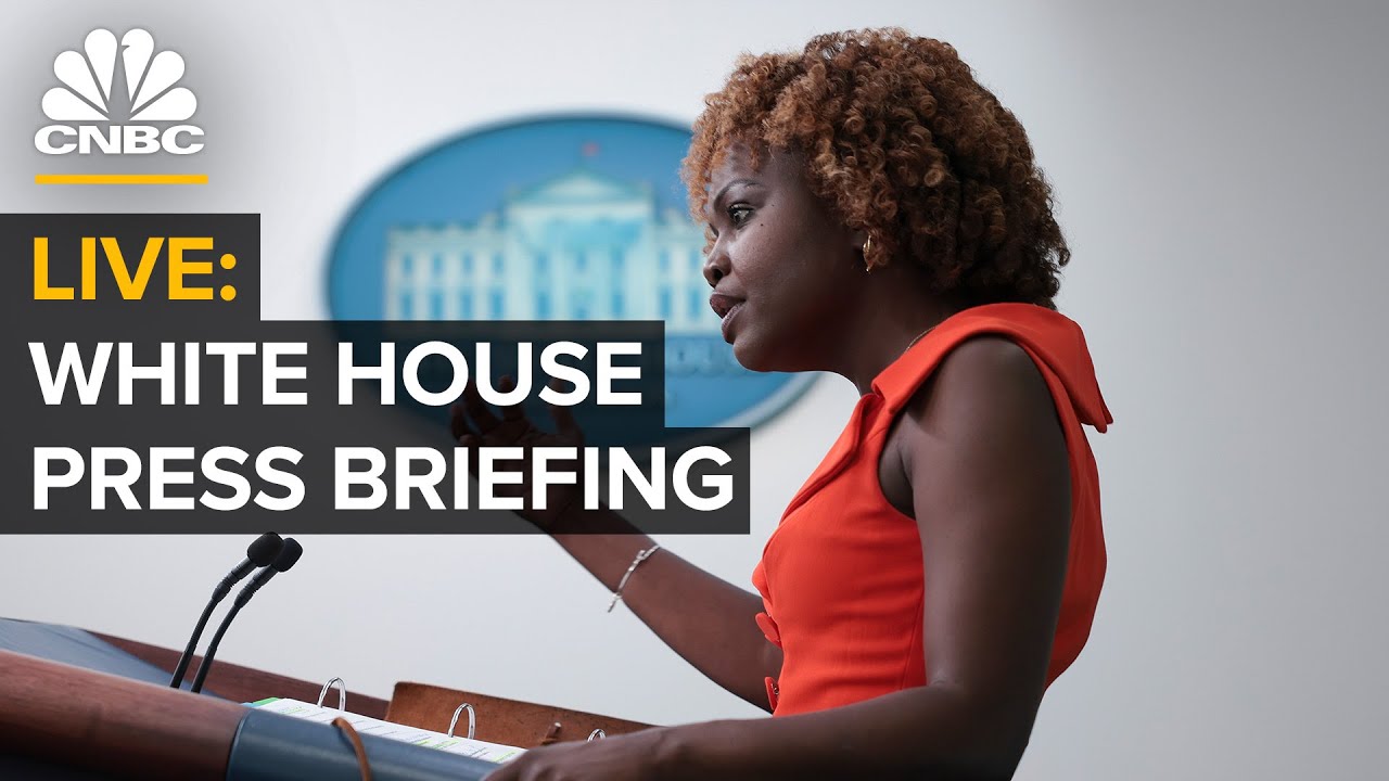 LIVE: White House Press Secretary Karine Jean-Pierre holds briefing ...