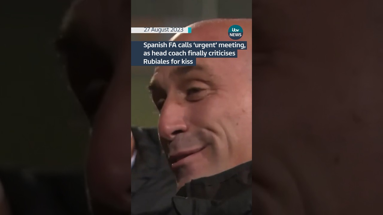 Spanish FA calls ‘urgent’ meeting over #Rubiales kiss scandal # ...