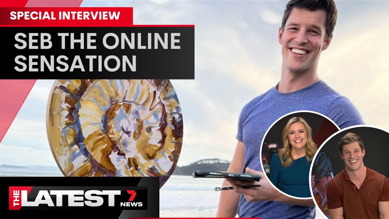 Seb Gower is the online sensation bringing dancing to his art | 7NEWS ...