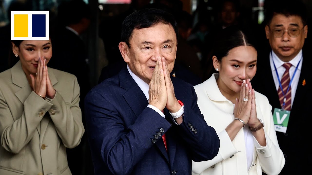 Former Thai prime minister Thaksin Shinawatra jailed for 8 years upon return to from exile - The ...