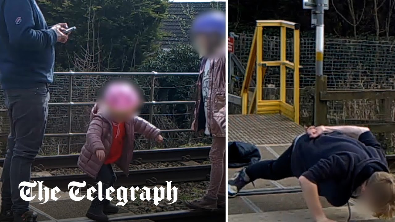 Shocking CCTV shows dangerous behaviour on train tracks - The Global Herald