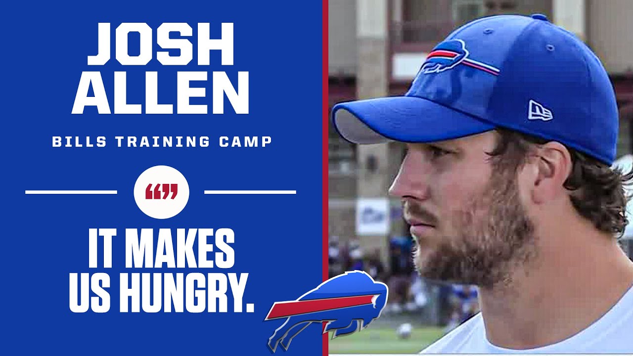 Bills Training Camp: Josh Allen REFLECTS ON FAILURES, Discusses Plans ...