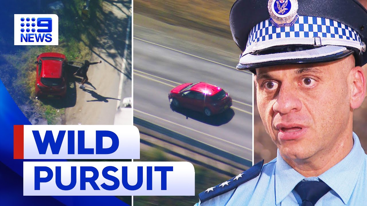 Driver arrested after wild police pursuit through Sydney’s west | 9 ...