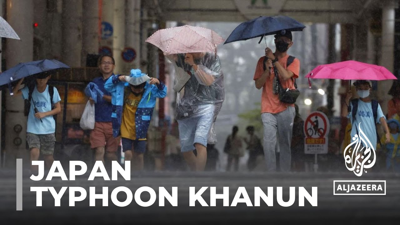 Typhoon Khanun: Thousands without power, flights halted in Japan, S ...