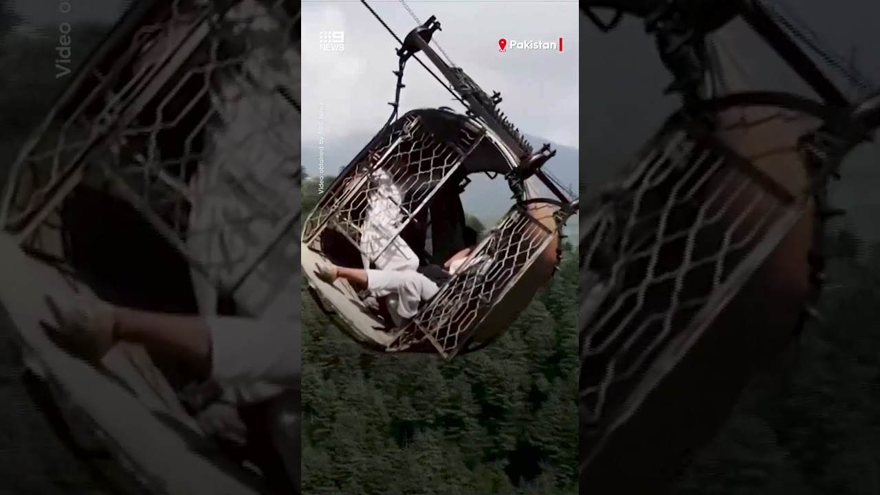 New drone footage shows inside of cable car rescue - The Global Herald