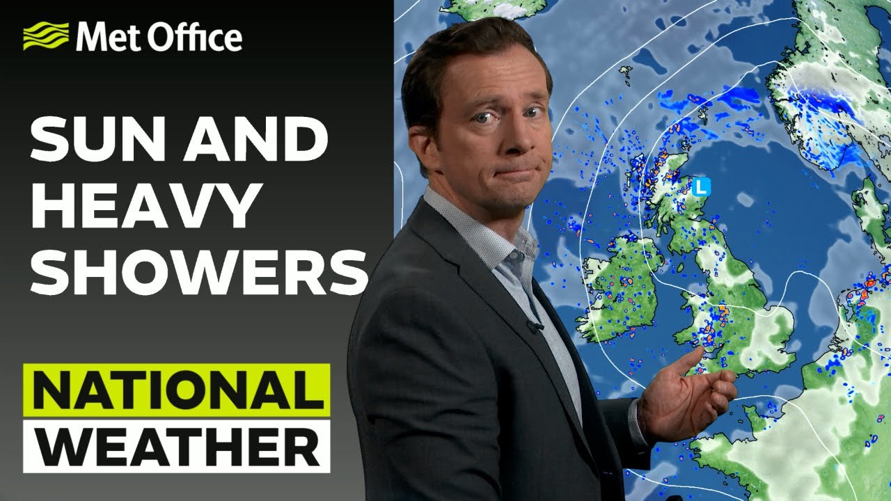 25/08/23 – A showery theme – Afternoon Weather Forecast UK – Met Office ...
