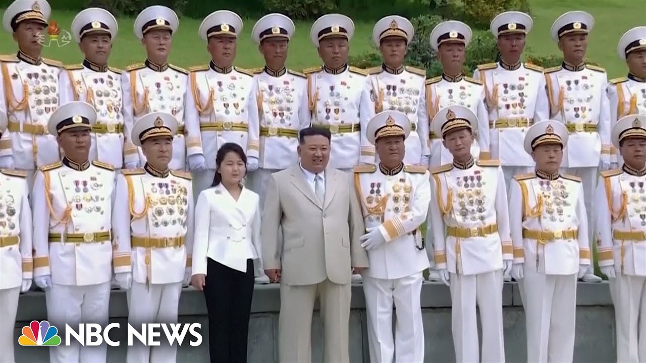 North Korea's Kim Jong Un marks Navy Day with his daughter - The Global ...