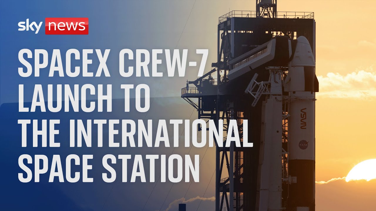 Watch live: Launch of SpaceX Crew-7 to the International Space Station - The Global Herald