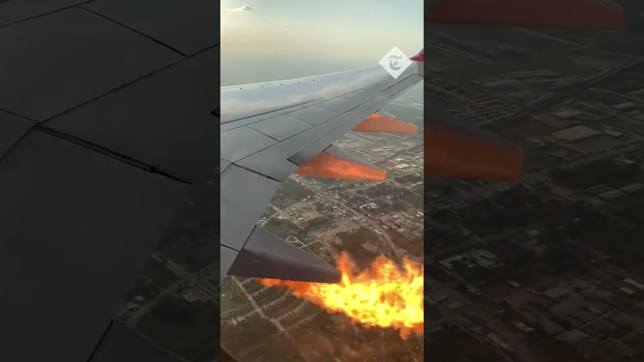 Plane engine catches fire during flight from Texas to Mexico - The ...