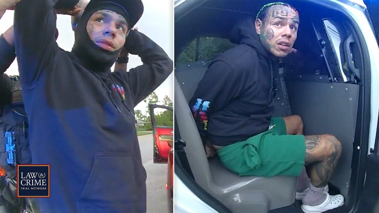 Bodycam Shows Rapper Tekashi 6ix9ine Being Arrested for Missing Court ...