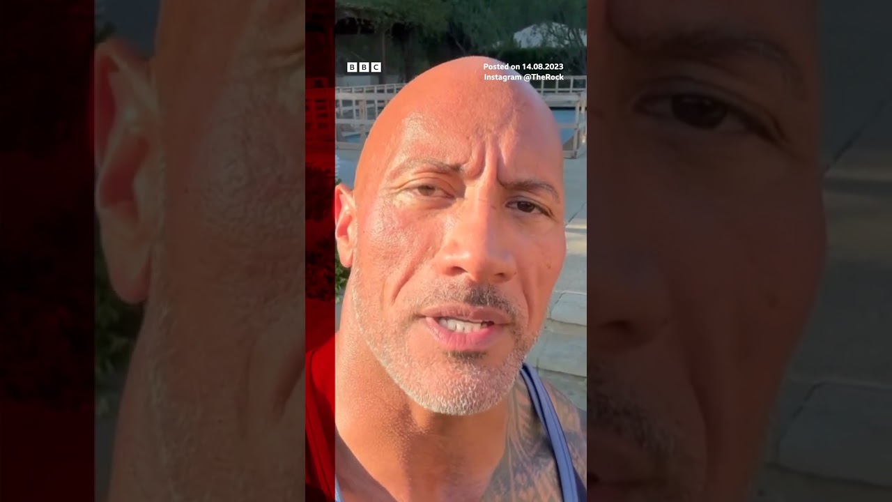 Dwayne 'The Rock' Johnson thanked people for "love and support". # ...