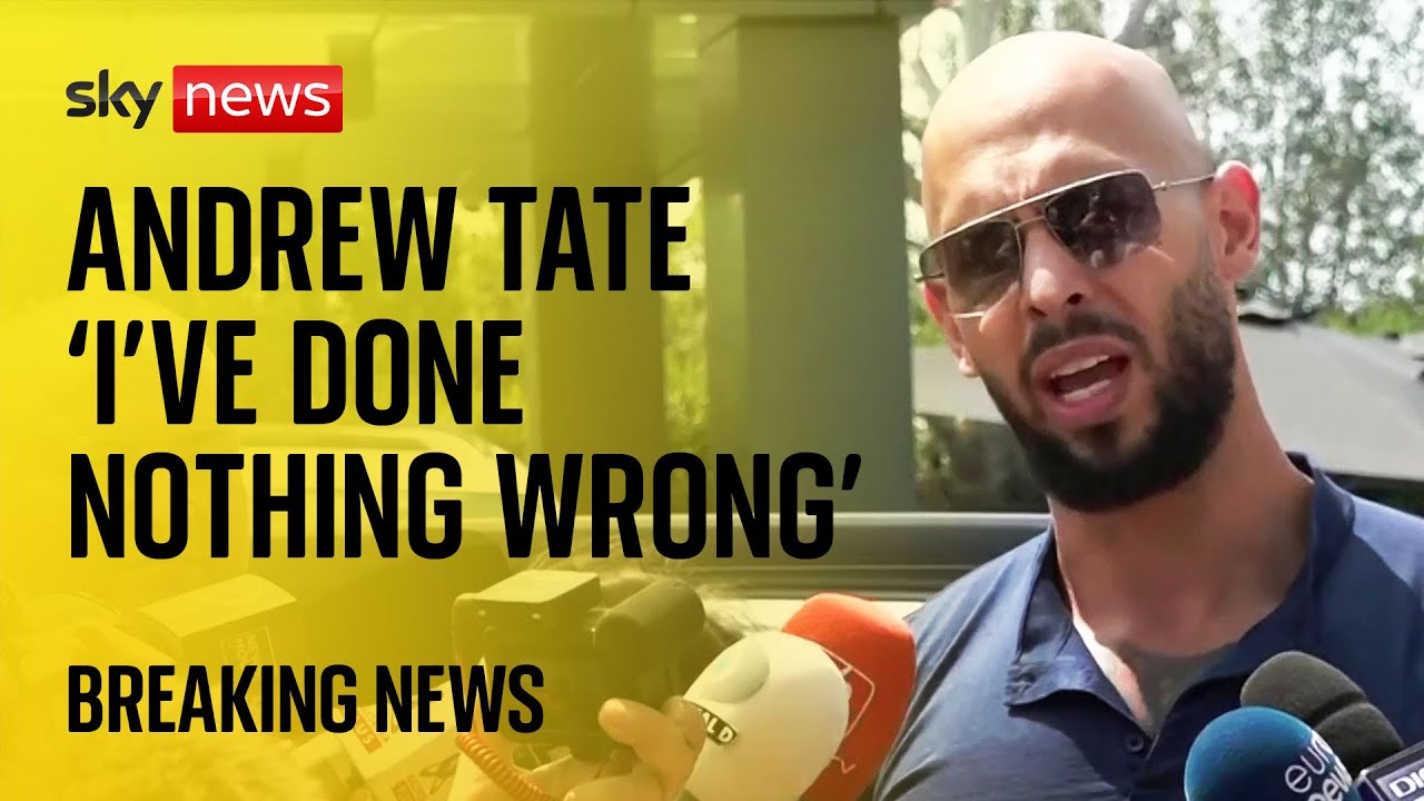 Andrew Tate says 'I've done nothing wrong' after house arrest release - The Global Herald