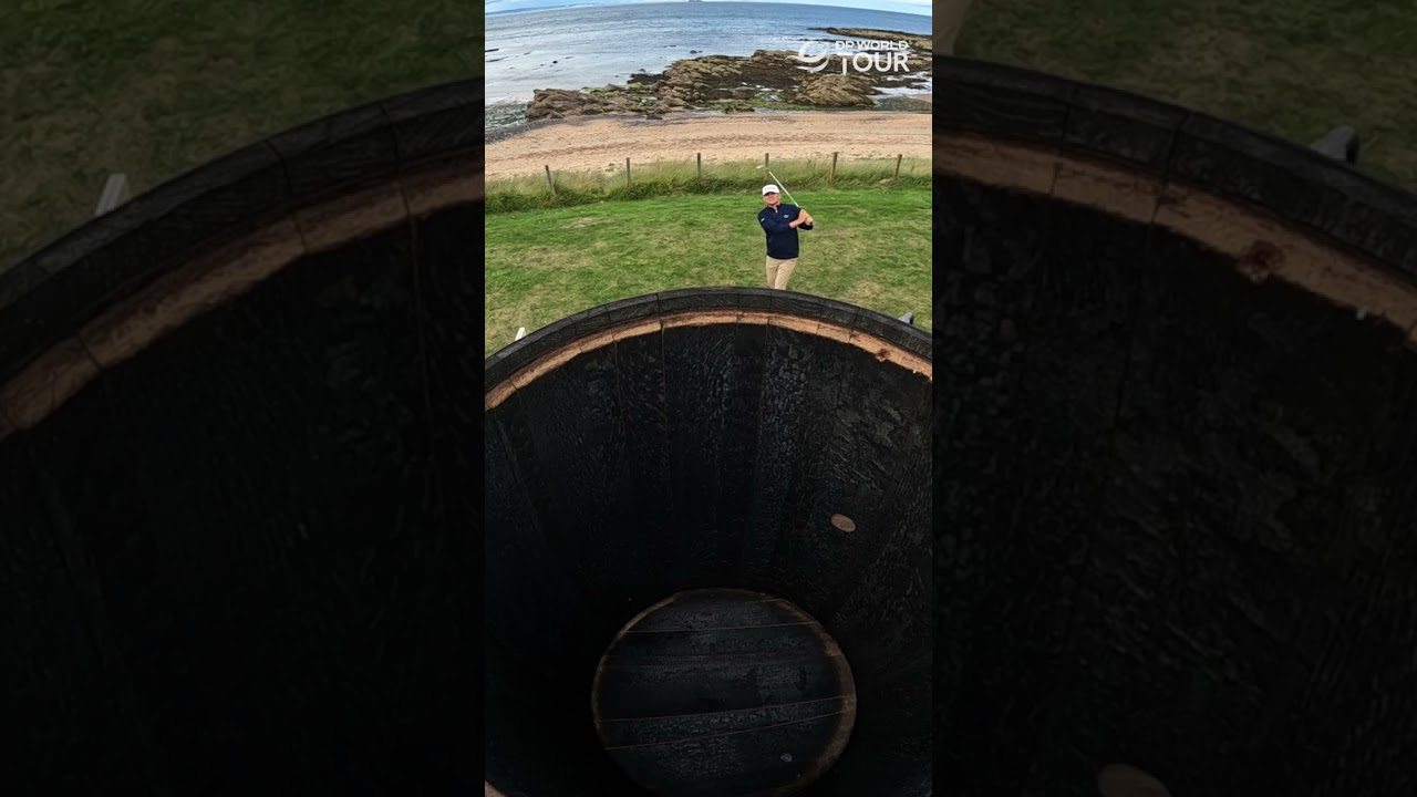 The Buffalo Trace Flop Shot Challenge with Rickie Fowler & Yannik Paul ...