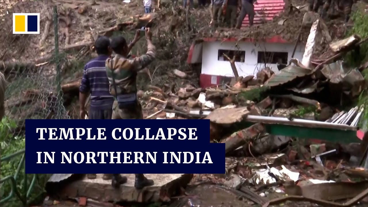 Flooding in northern India causes temple to collapse, killing 9 people ...