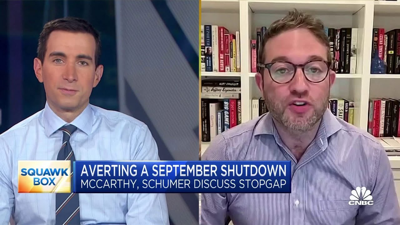 I do think the government will shut down between now and early 2024 ...