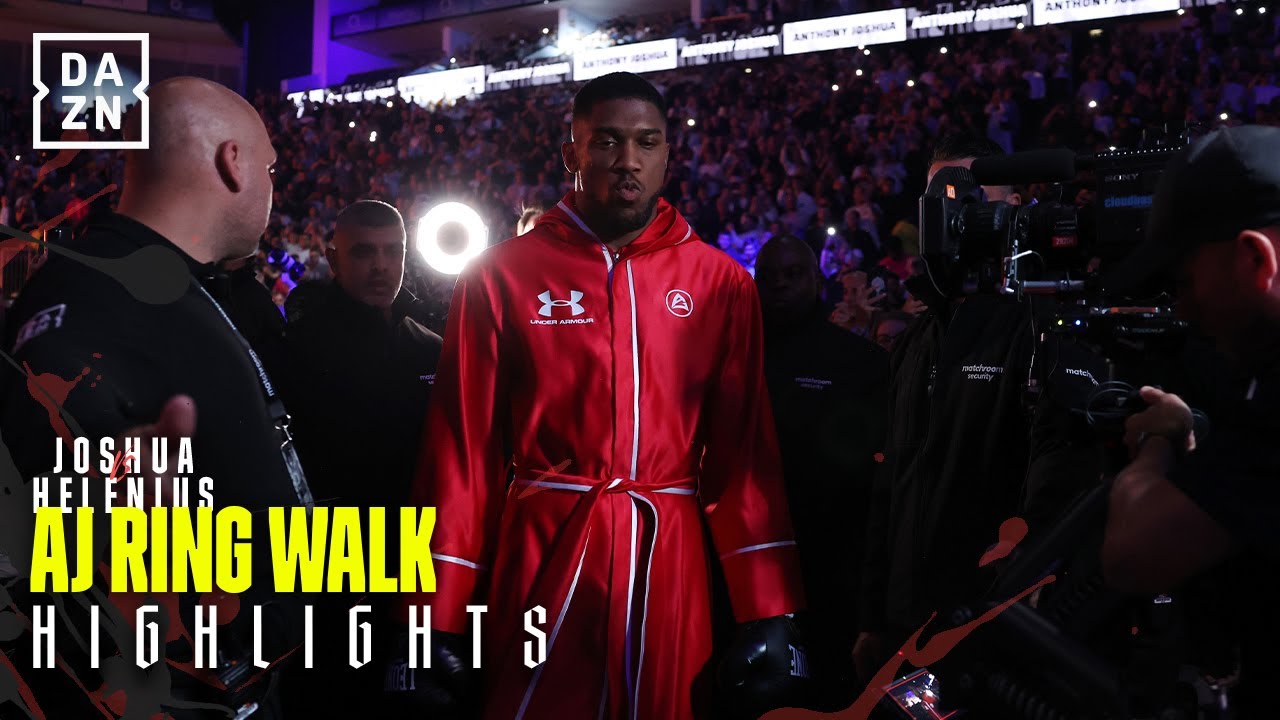 Anthony Joshua's EPIC Entrance vs. Robert Helenius - The Global Herald