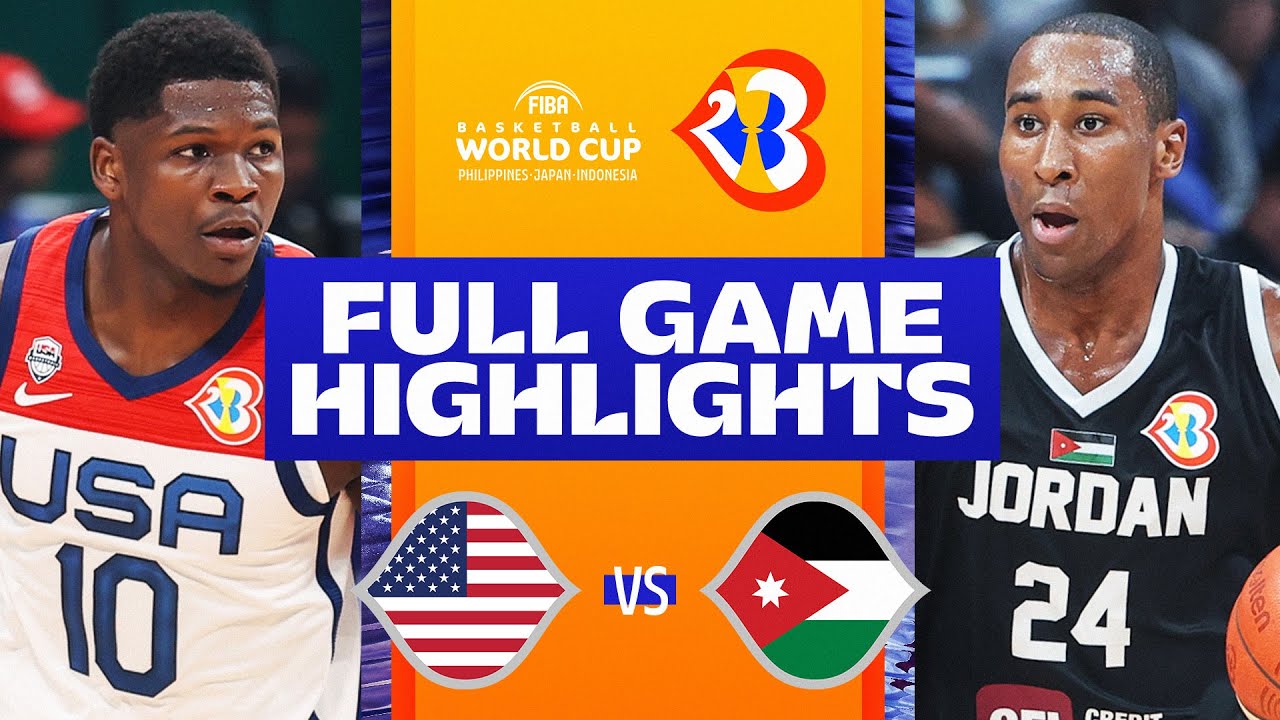 USA vs JORDAN | #FIBAWC | August 30, 2023 - The Global Herald