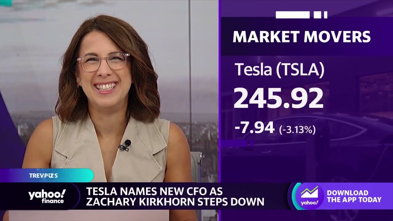 Tesla CFO steps down; KKR reports Q2 earnings; Wayfair gets upgrade ...