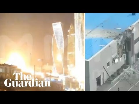 Ukrainian drone smashes into Moscow building, causing explosion - The ...