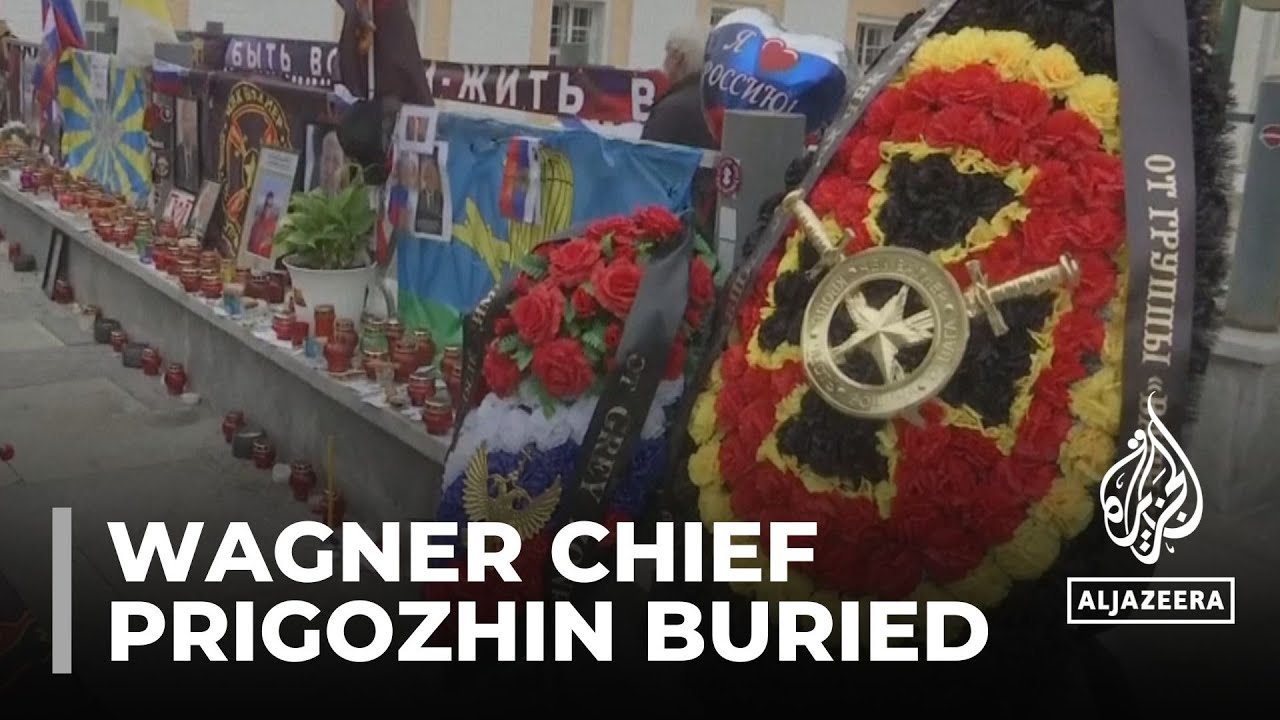 Russian mercenary boss laid to rest: Wagner group head was killed in a ...