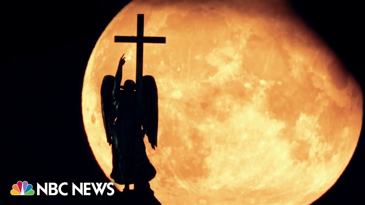 Watch: The first of August's two supermoons shines bright - The Global ...
