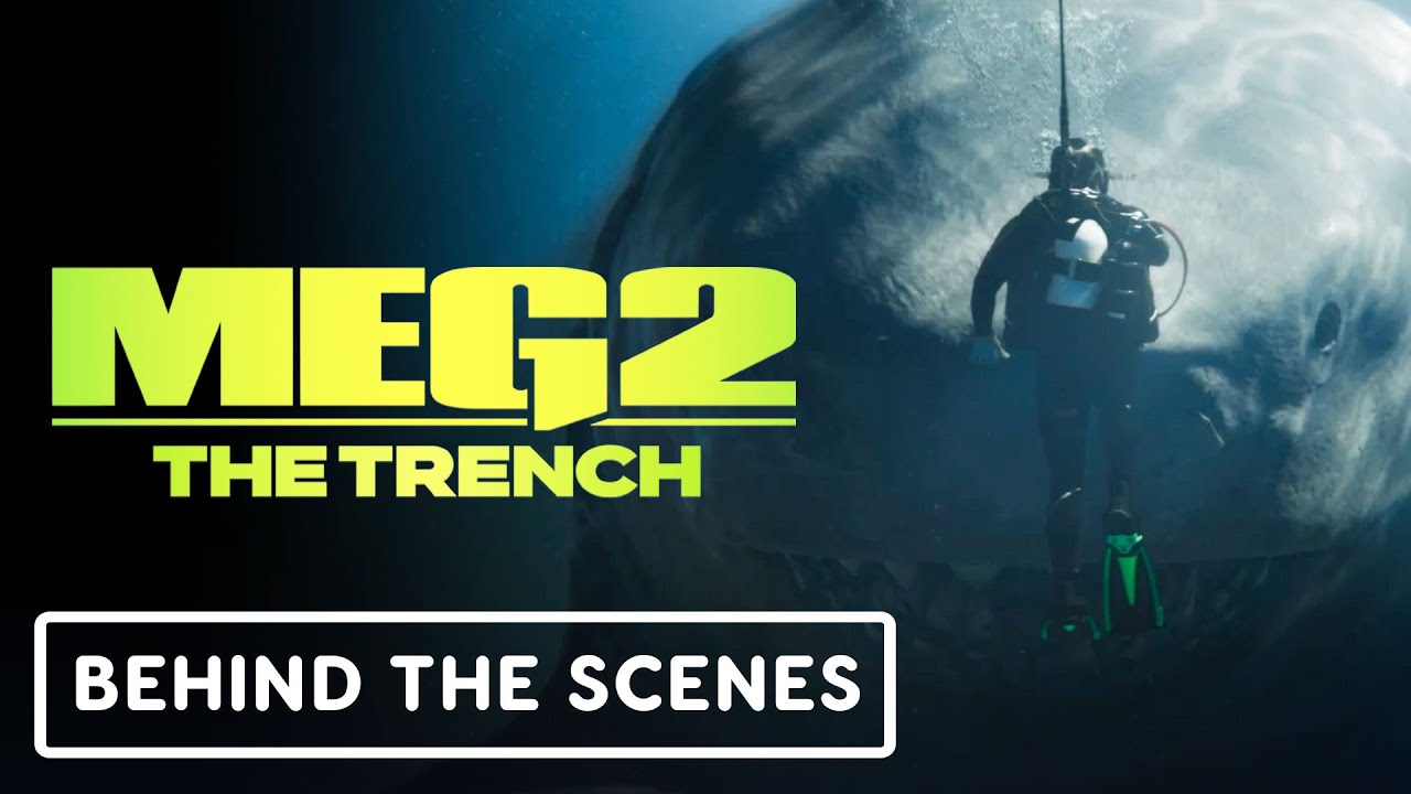 Meg 2: The Trench - Exclusive Behind the Scenes Clip (2023) Jason Statham, Wu Jing - The Global ...