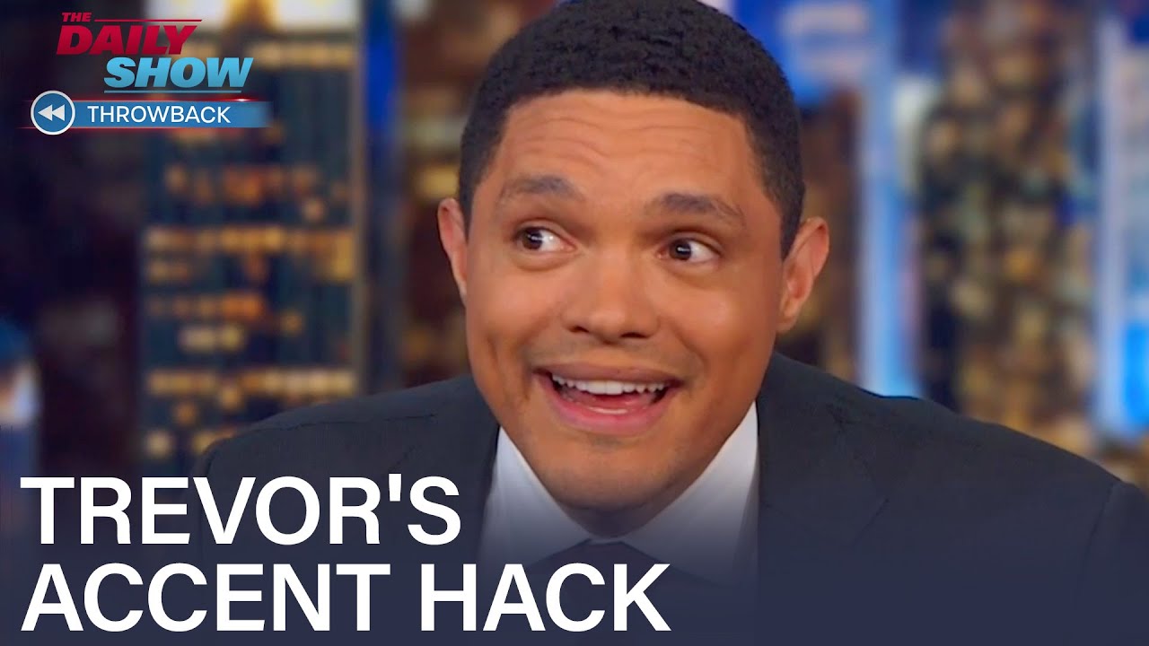 Trevor Noah Reveals His Accent Hack - Between The Scenes | The Daily ...