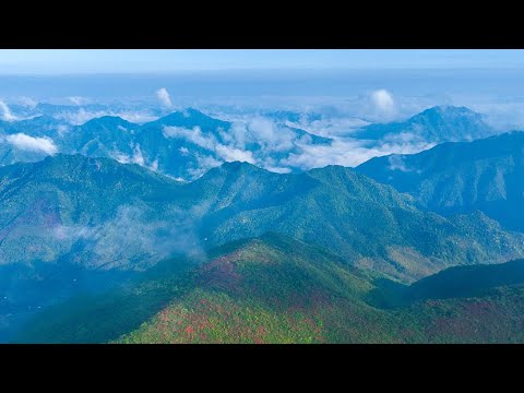 Live: The pinnacle of the highest peak nestled within China's ...