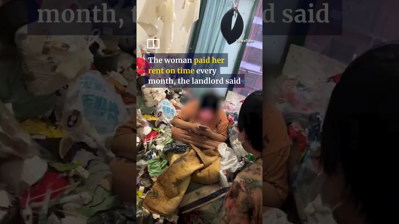 Tenant in China kicked out after not throwing trash for 1 year #shorts ...