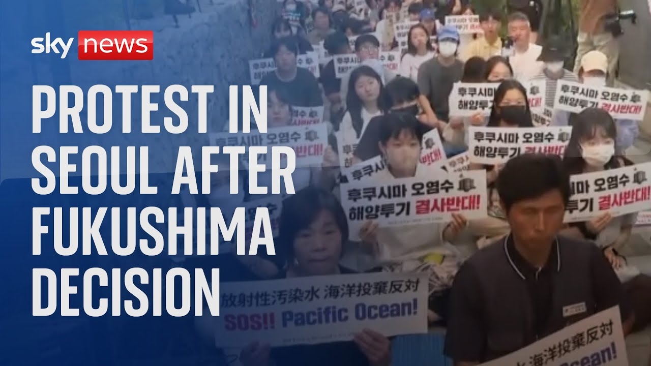 Watch live: Fukushima protest takes place in Seoul - The Global Herald