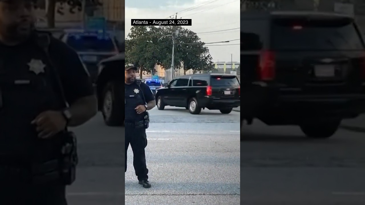 Trump Arrives at Fulton County Jail to Surrender in 2020 Election Case ...