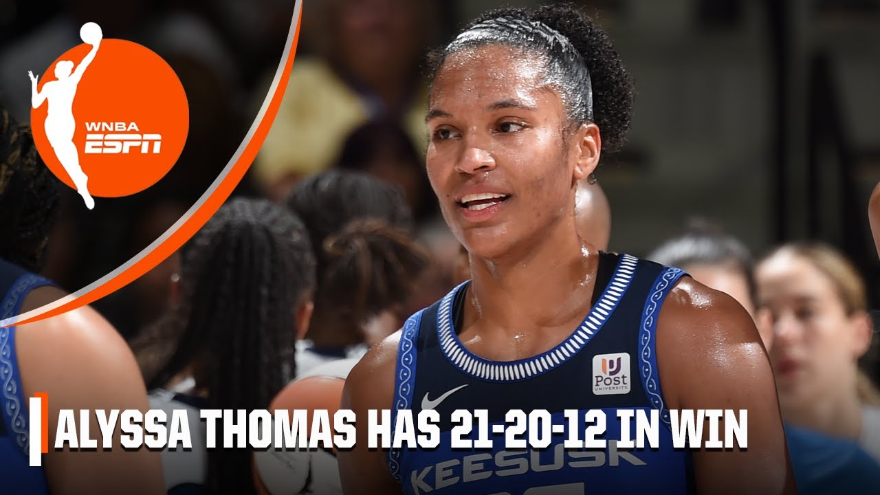 Alyssa Thomas makes WNBA history with first 20-15-10 game [HIGHLIGHTS ...