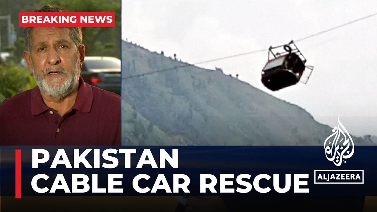 Pakistan army rushes to rescue children trapped in cable car over ravine - The Global Herald